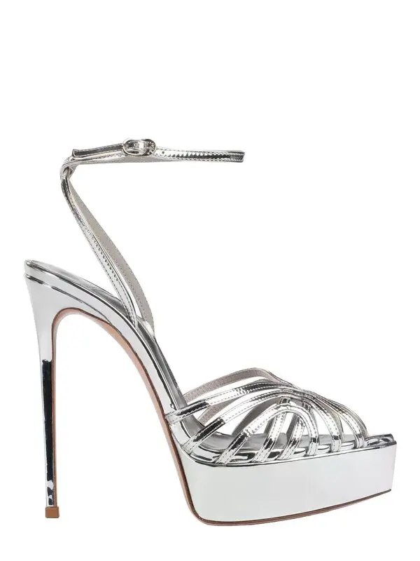 LE SILLA 140mm Embrace Sandals - Silver