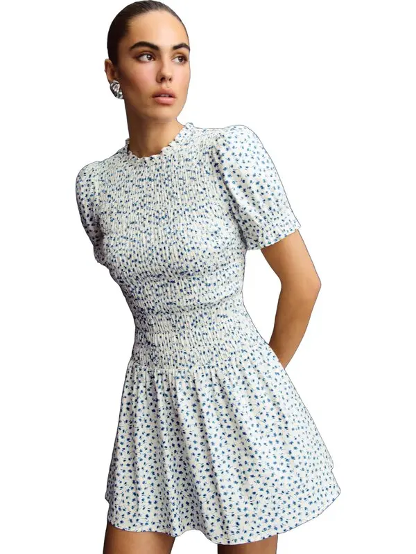 REFORMATION Leannah Mini Dress - Ivory