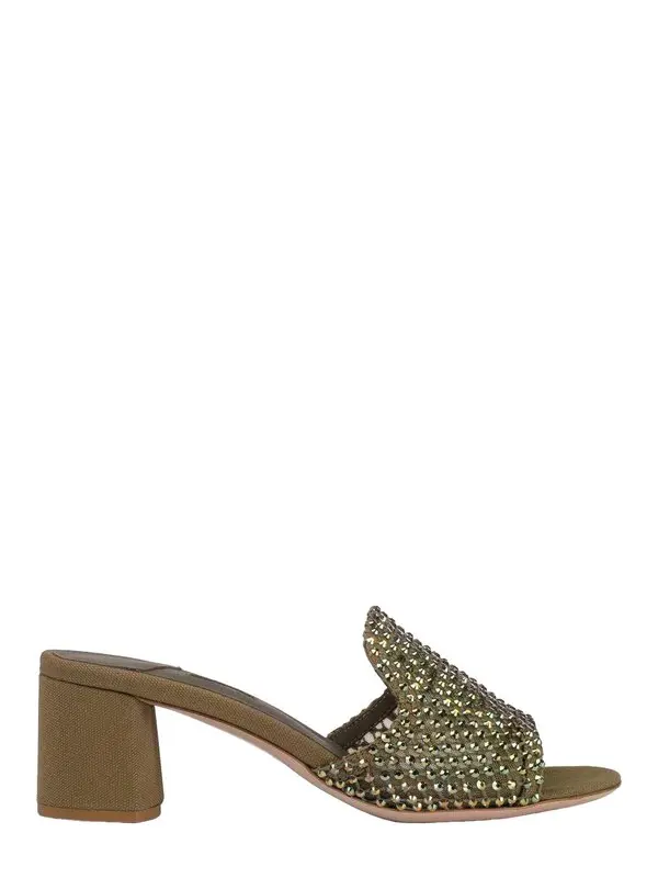LE SILLA 60mm Gilda Sandals - Green