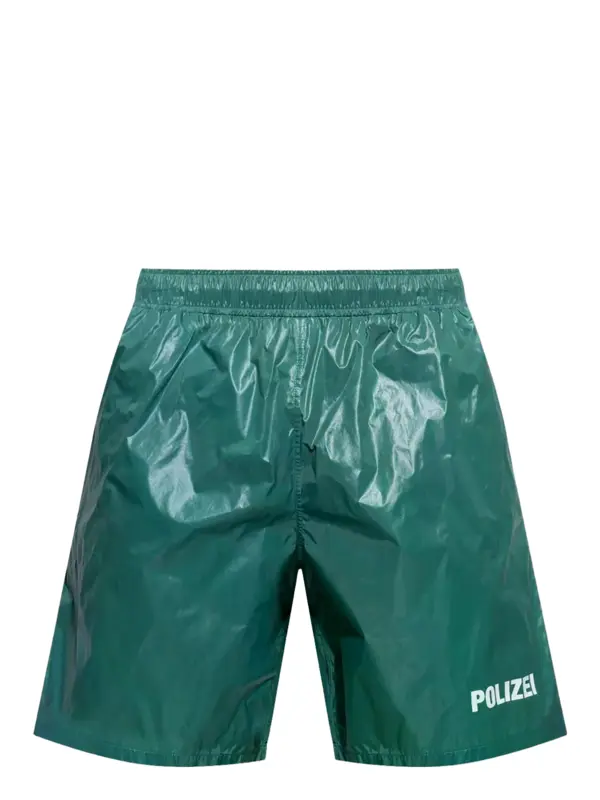 Vetements Polizei Swim Shorts - Green