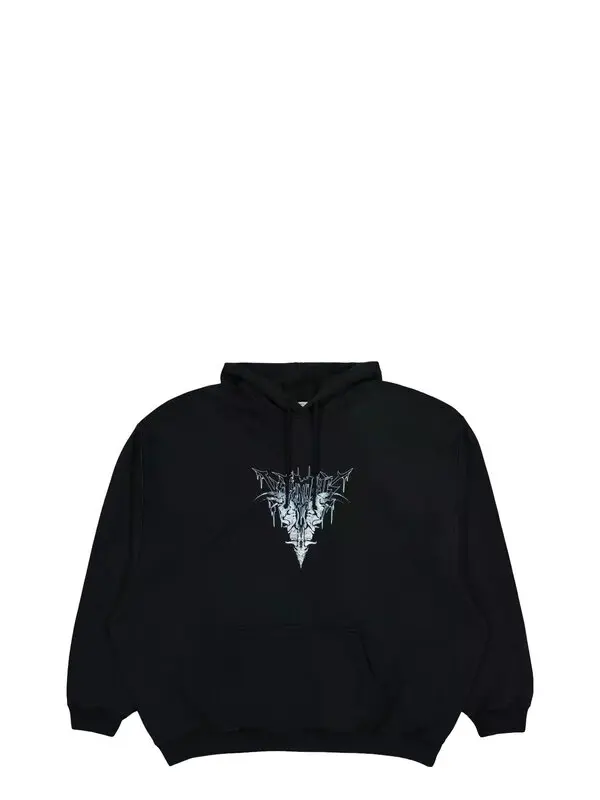 Vetements Bone Hoodie - Black