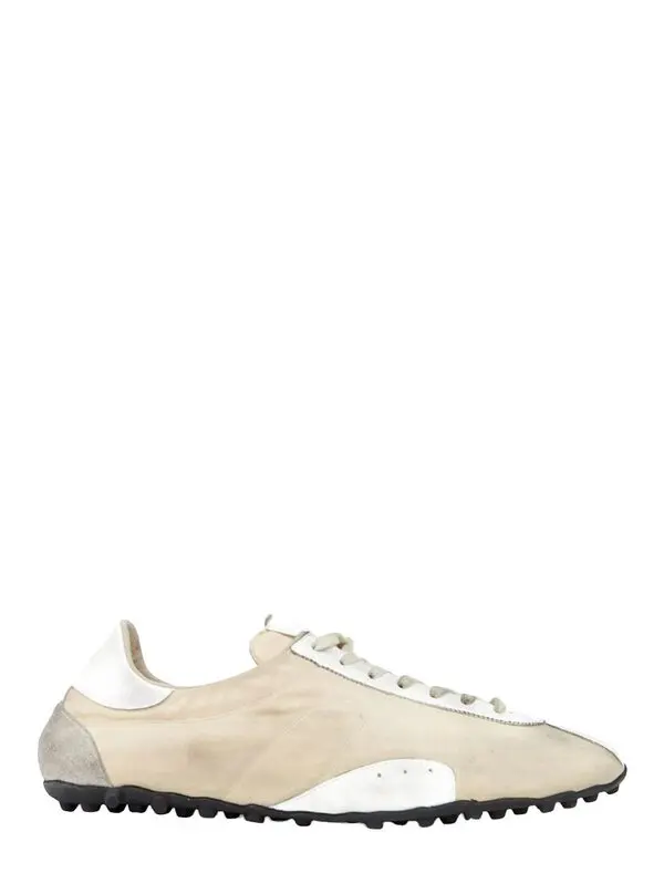 MAISON MARGIELA Sprinters Low Top Sneakers - Yellow Pale/white/antique White