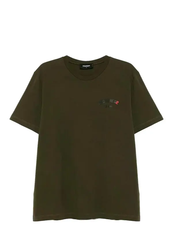 Dsquared2 Rubber-logo T-shirt - Green