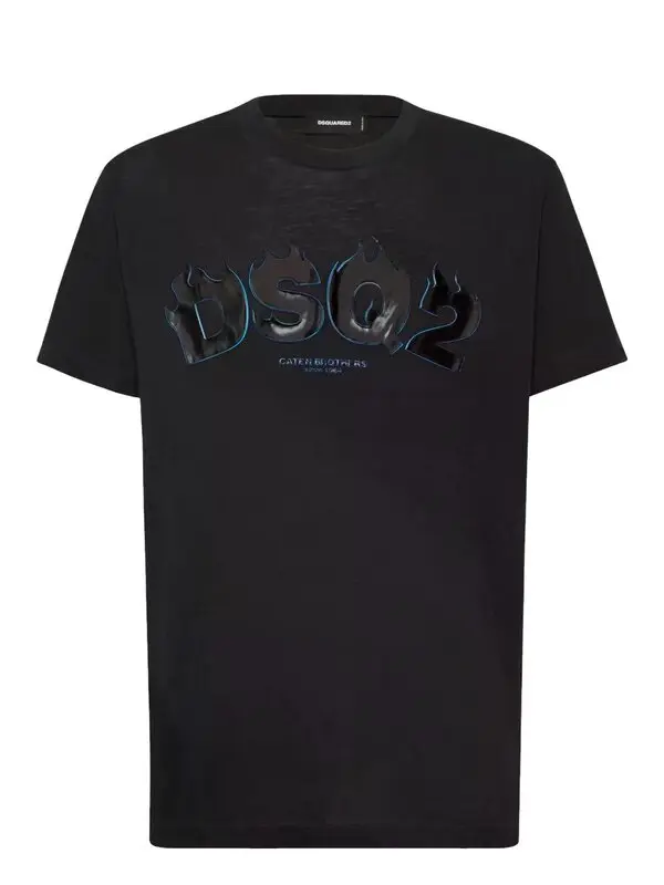 Dsquared2 Logo-stamp T-shirt - Black