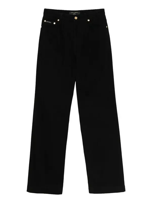 Dolce & Gabbana Straight-leg Jeans - Black