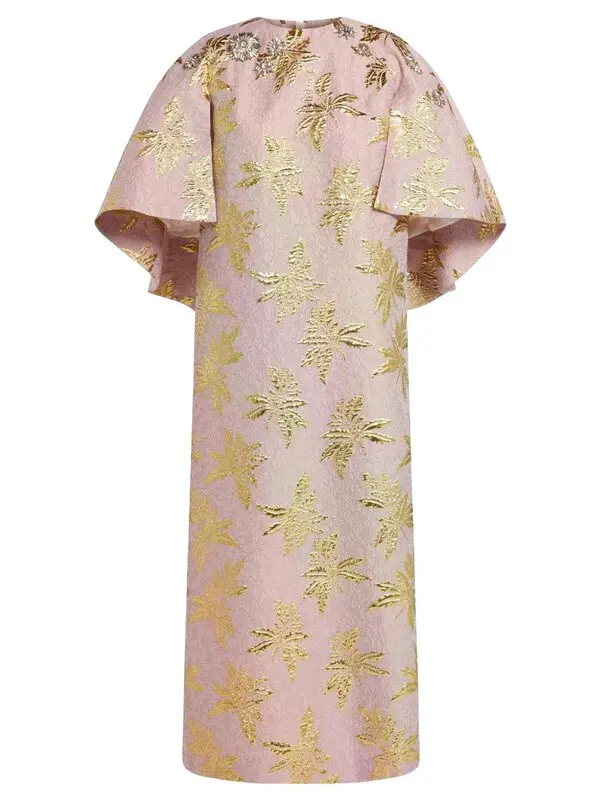 Dice Kayek Brocade Maxi Dress - Pink