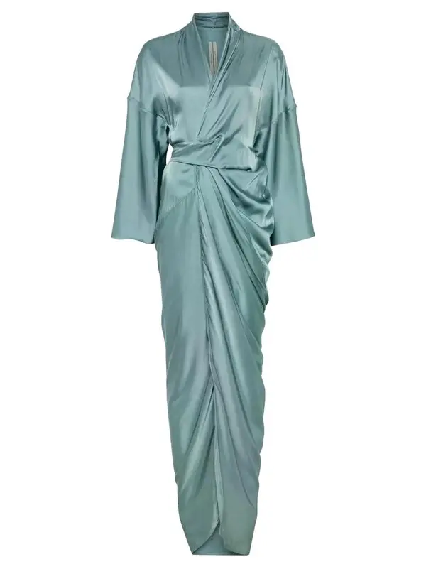 Rick Owens Wrap Gown - Green