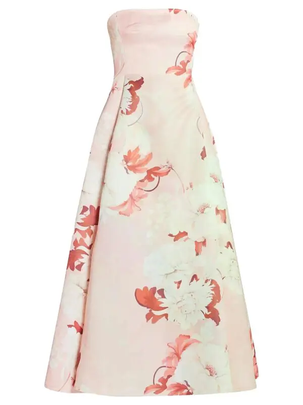 LEO LIN Nora Bustier Maxi Dress - Pink