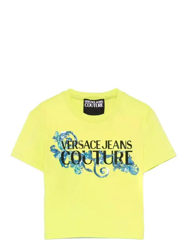 Versace Logo-print T-shirt - Green