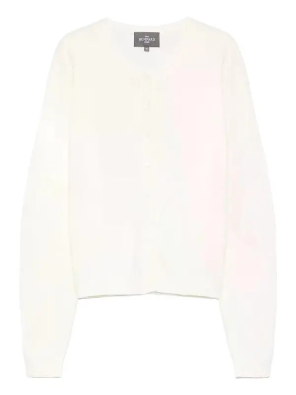Eric Bompard Buttoned-sleeves Cardigan - White