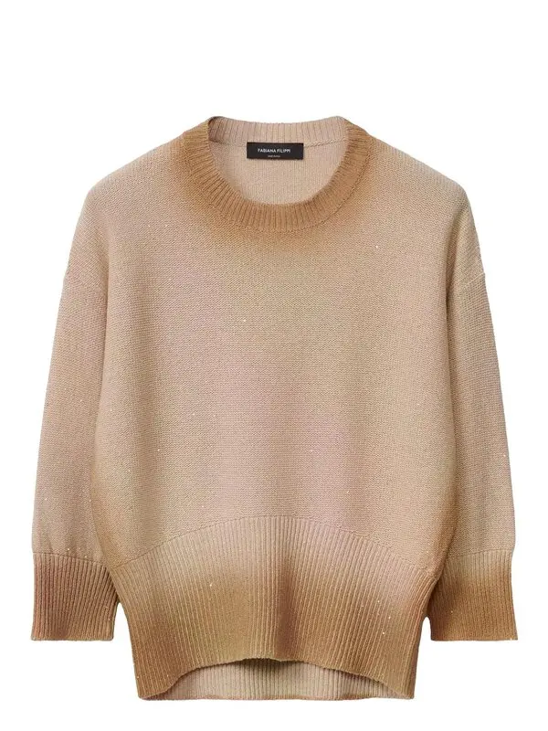 Fabiana Filippi Gradient-effect Sweater - Neutrals