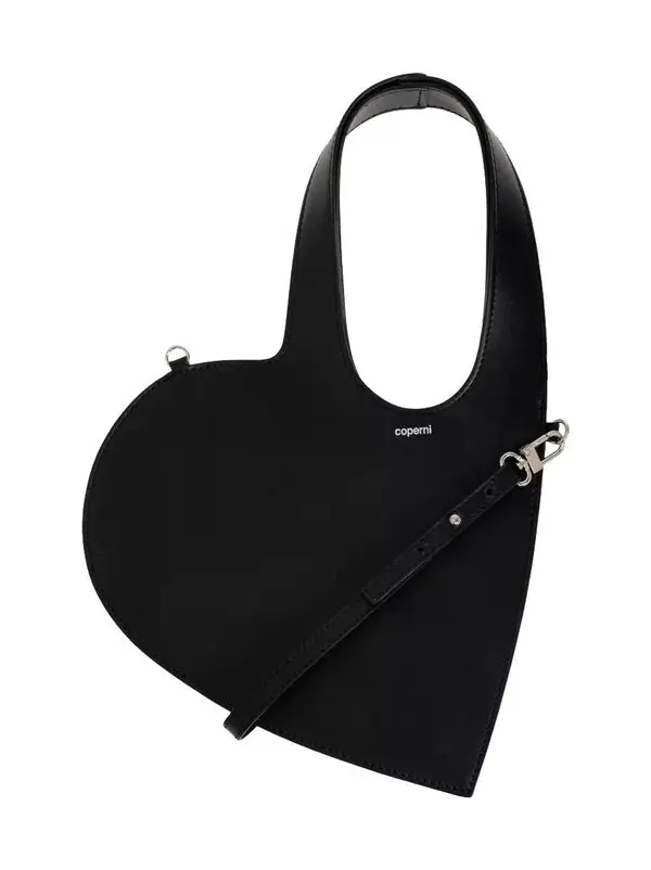 Coperni Mini Baby Heart Cross Body Bag - Black