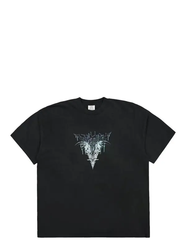 Vetements Bone V T-shirt - Black