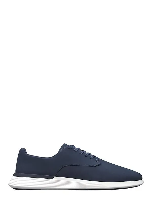 Wolf & Shepherd Crossover Derby Dress Shoes - Navy/white