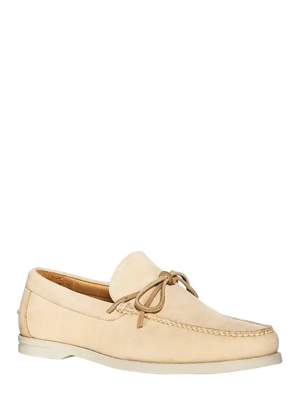 Peter Millar Excursionist Boat Shoes - Stone