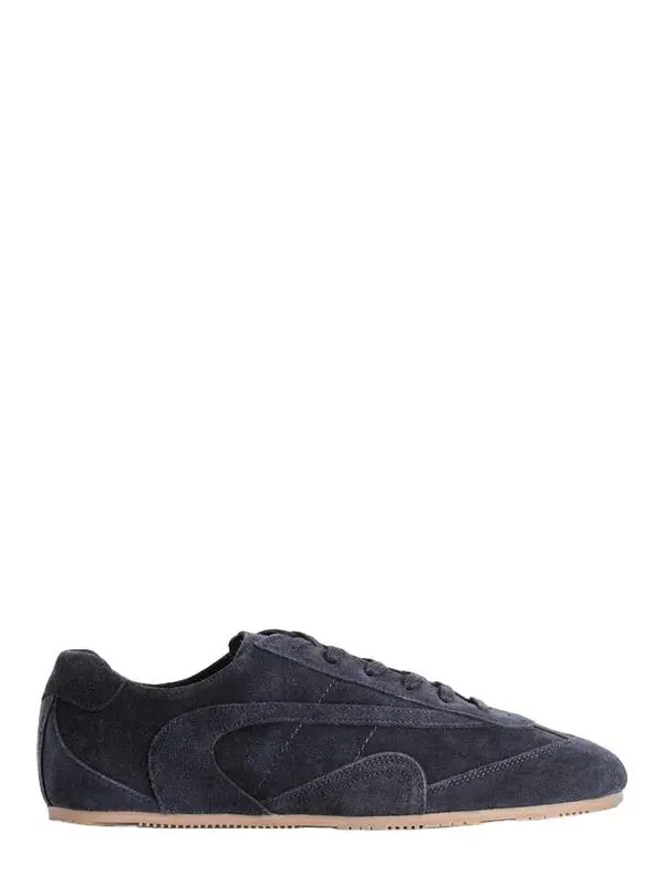 Cos Minimal Suede Sneakers - Blue