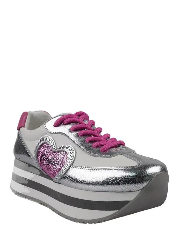 CANDIE'S Taffy Platform Sneakers - Silver