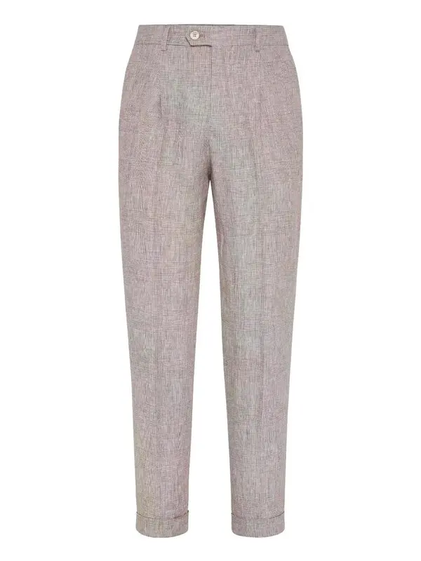 Brunello Cucinelli Pleat Detailing Trousers - Grey