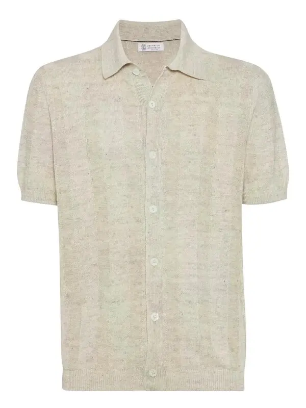 Brunello Cucinelli Classic Collar Shirt - Neutrals