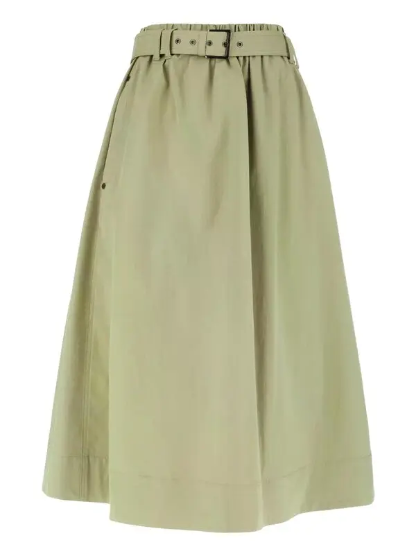 Brunello Cucinelli Belted Skirt - Neutrals