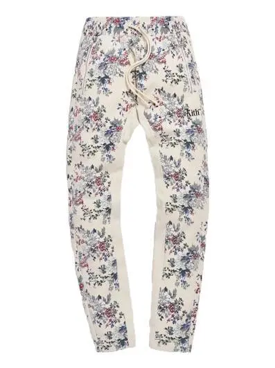 Kith Floral Bleecker Sweatpantsin - Ivory