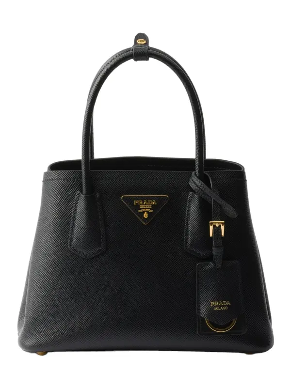 Prada Small Saffiano Leather Bag - Black