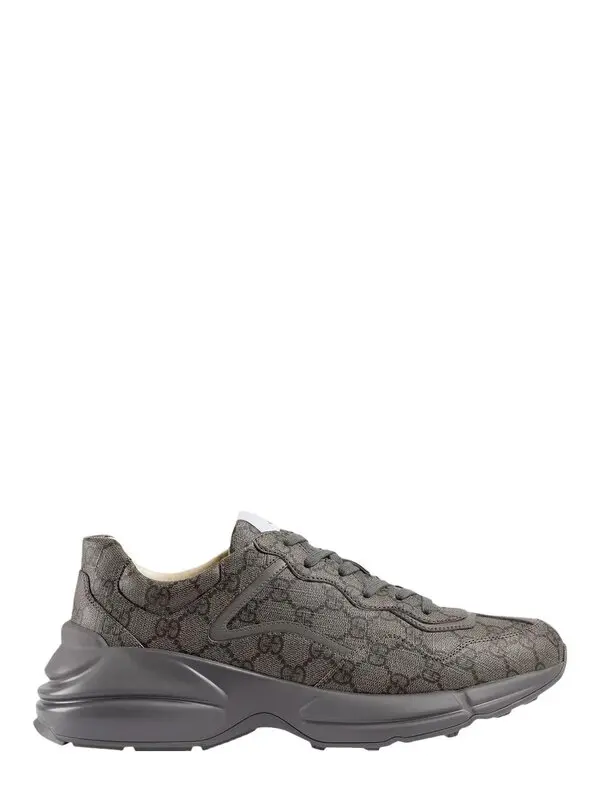 Gucci Rhyton Monogram Sneakers - Grey