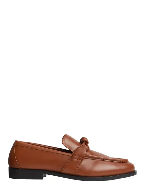 BOTTEGA  VENETA Bottega Veneta Astaire Leather Loafer - Light Wood