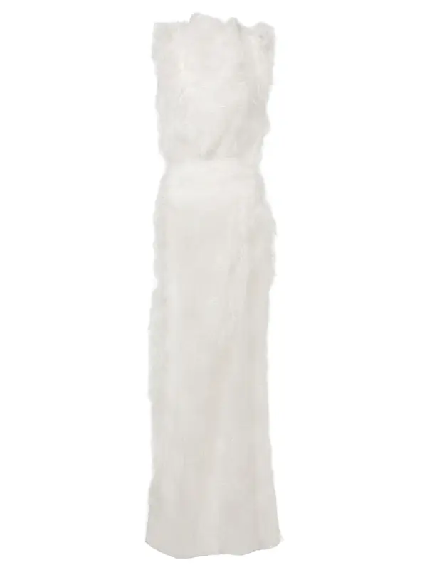 Maticevski Alabaster Silk-blend Gown - White