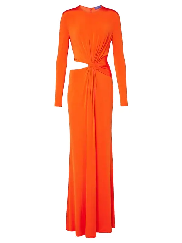 Ralph Lauren Cutout Maxi Dress - Orange