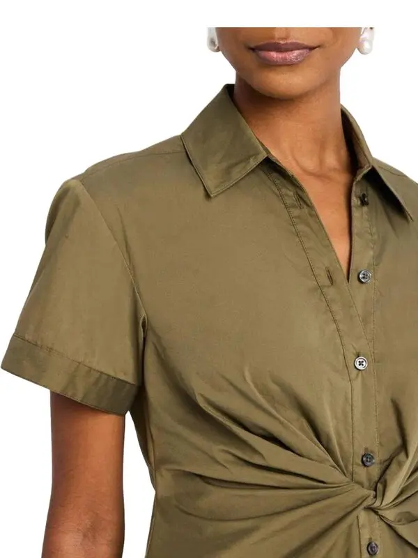 Tanya Taylor Oakey Short-sleeve Top - Fern