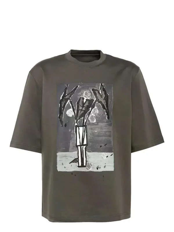 CROQUIS Pattern-printed T-shirt - Grey