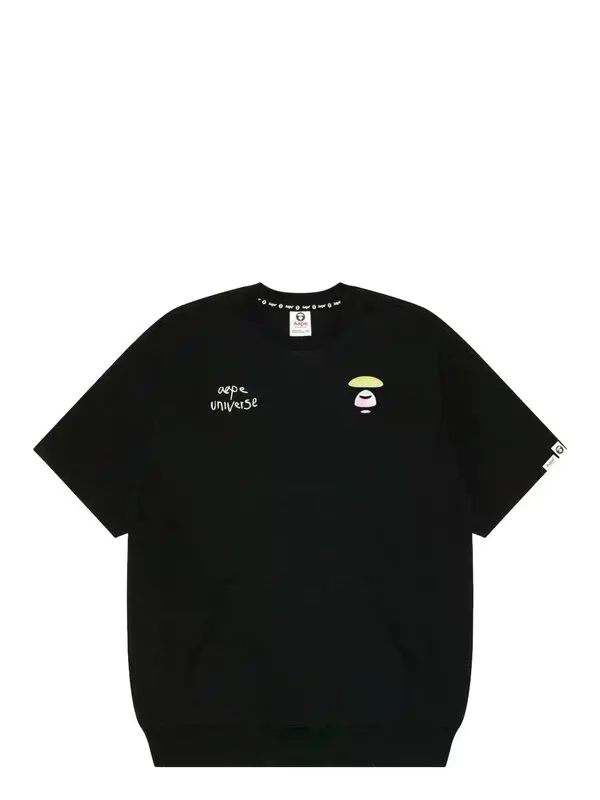 A BATHING APE Aape * Logo-print T-shirt - Black