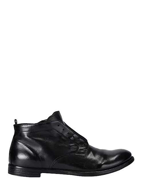 Officine Creative Arc No-lace Leather Boots - Black