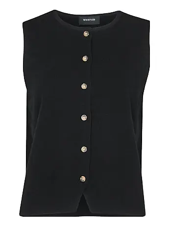 Whistles Lucy Sleeveless Top - Black