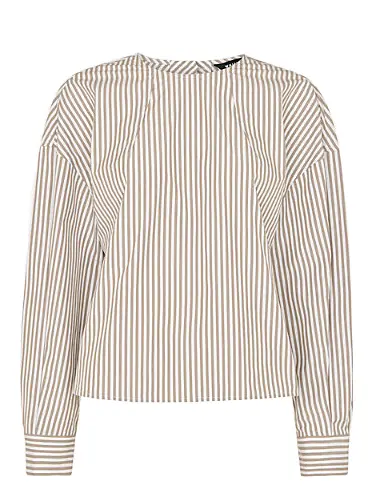 Whistles Kirstie Striped Cotton Blouse - Multi-coloured