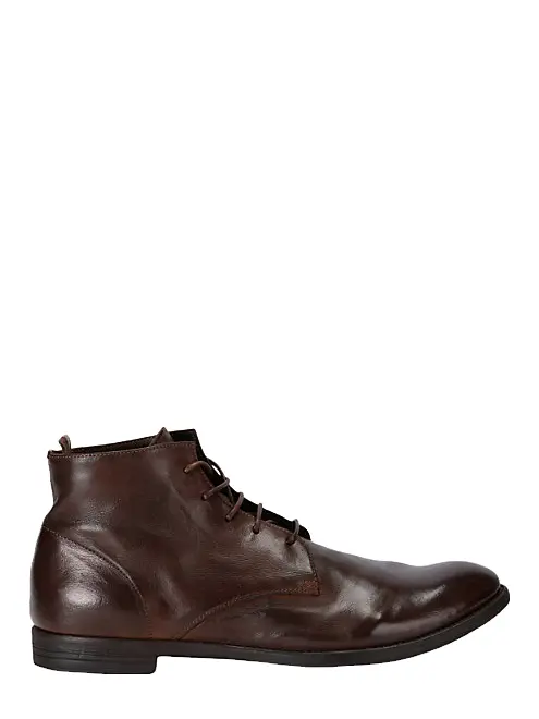 Officine Creative Arc Lace-up Leather Boots - Mid Brown
