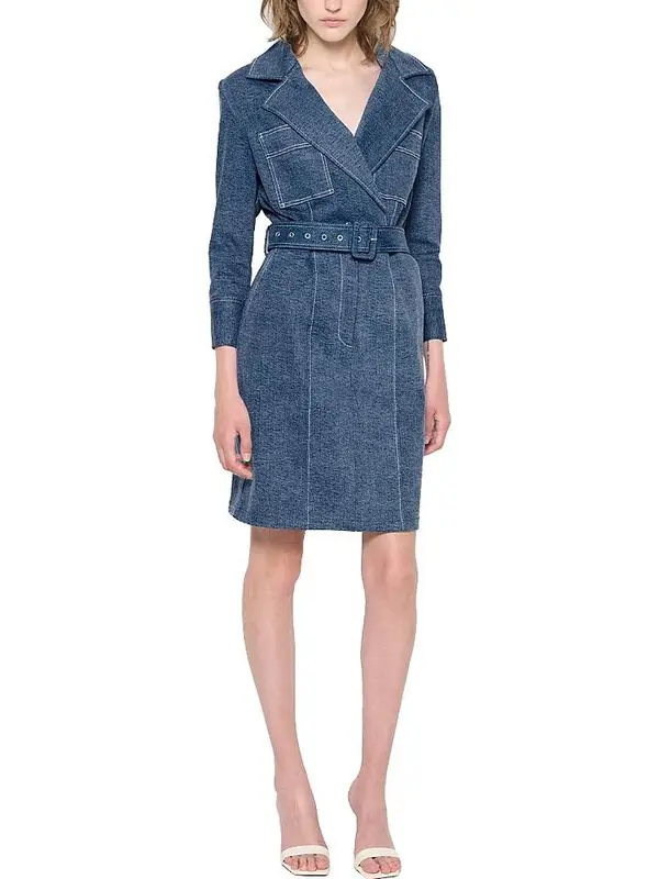AS By DF Gianna Denim Dress - Med Wash Denim