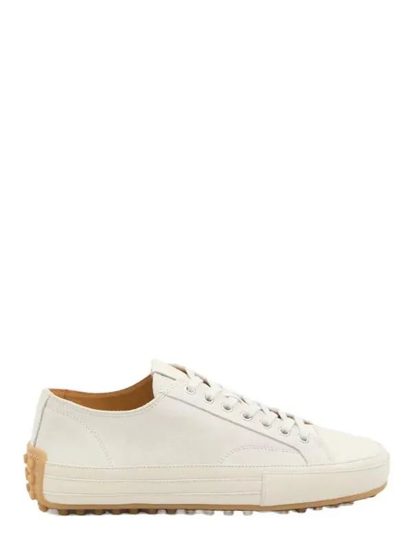 TOD'S Suede Leather Sneakers - White