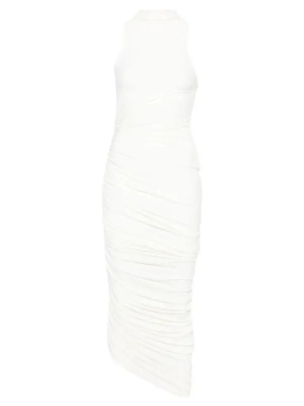 Jacquemus Asymmetrical Dress - White