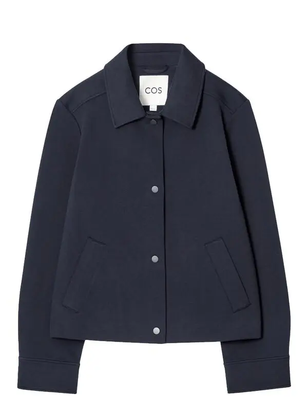 Cos Trapeze Utility Jacket - Navy