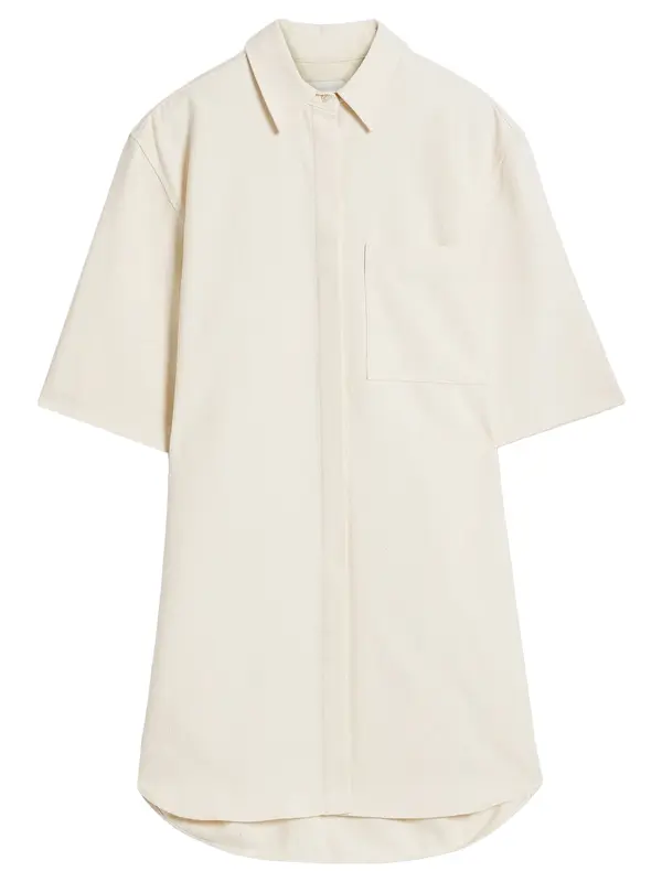 Loulou De Saison Loulou Studio Basava Mini Shirt Dress - Ivory