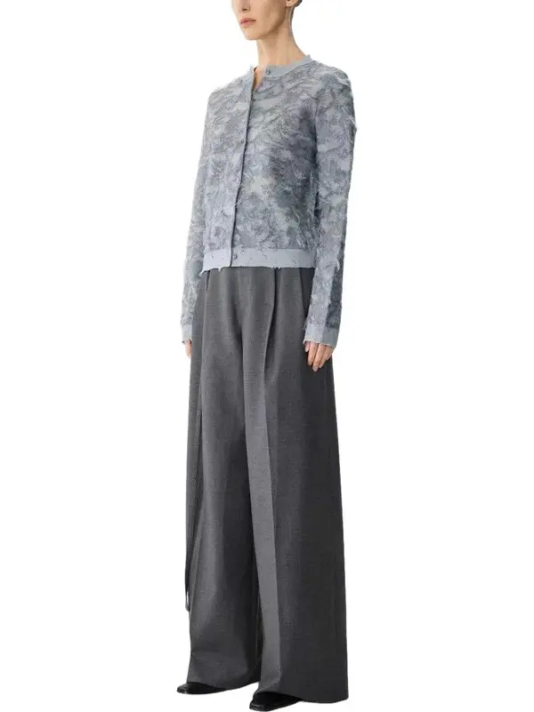 JNBY Rounded-collar Cardigan - Grey