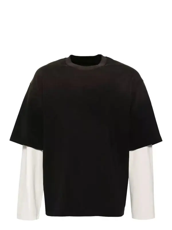 CROQUIS Panelled T-shirt - Black