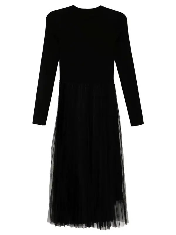 JNBY Long Sleeve Midi Dress - Black