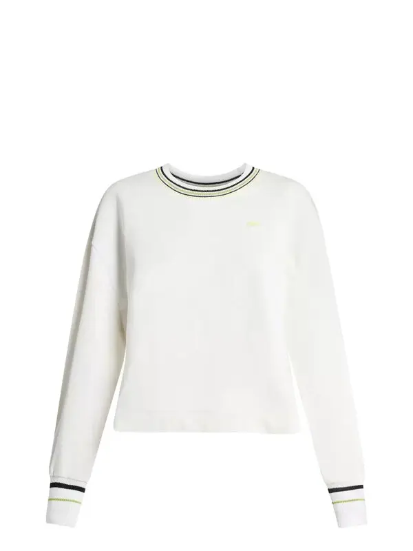 Lacoste Organic Cotton Sweatshirt - White