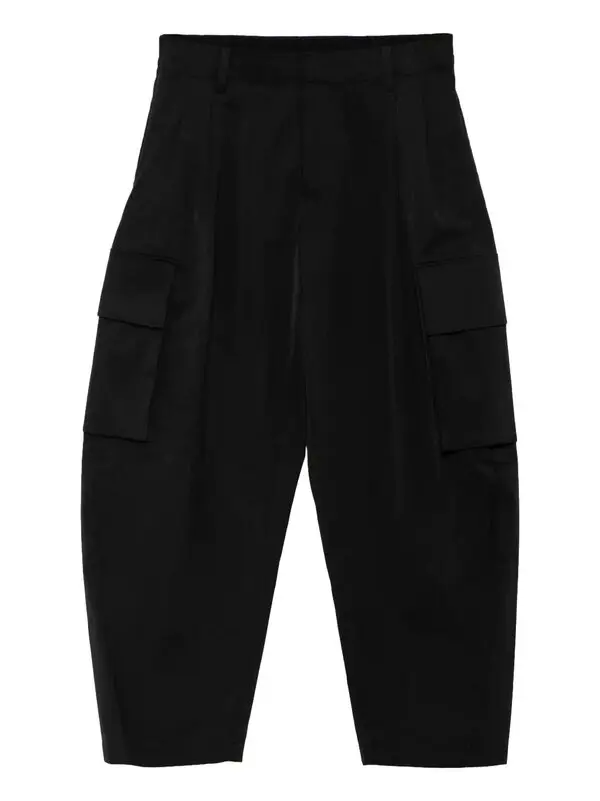 CROQUIS Zip-up Trousers - Black