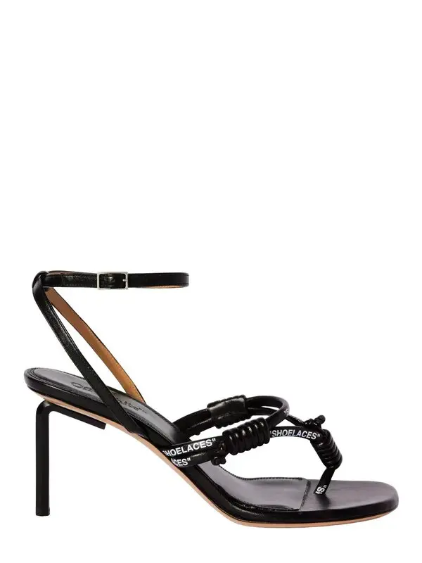 Off-White 70mm Allen Heeled Sandals - Black