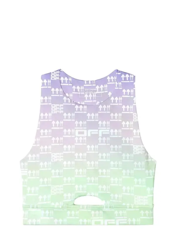 Off-White Double Arrows Sports Bra - Purple