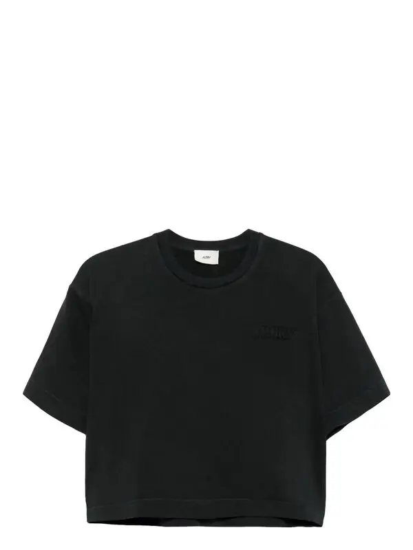AUTRY Cropped T-shirt - Black